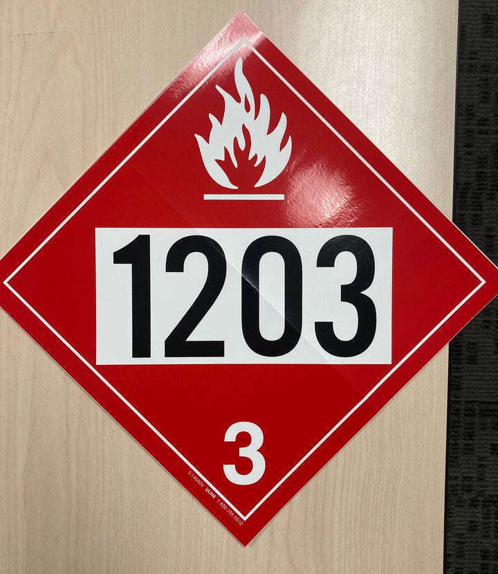 Decal - Avgas (100LL) Gasoline Placard – PetroValue Parts Store